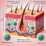 Understanding Acne: Anatomy of Skin Layers and Sebaceous Glands