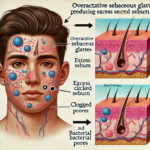 Understanding Acne: Anatomy of Skin Layers and Sebaceous Glands